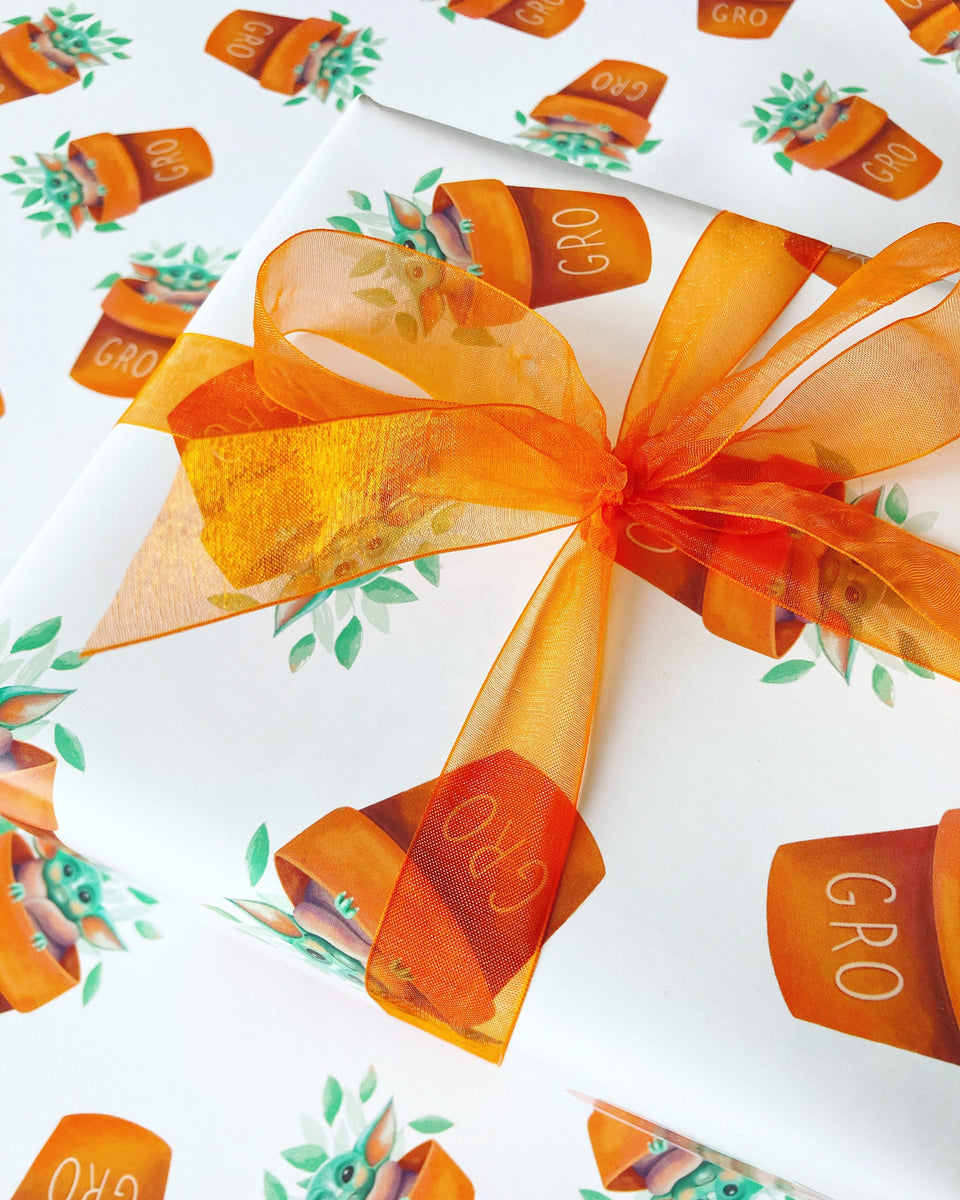 Grogu Plant Pot Gift Wrap – URGHH